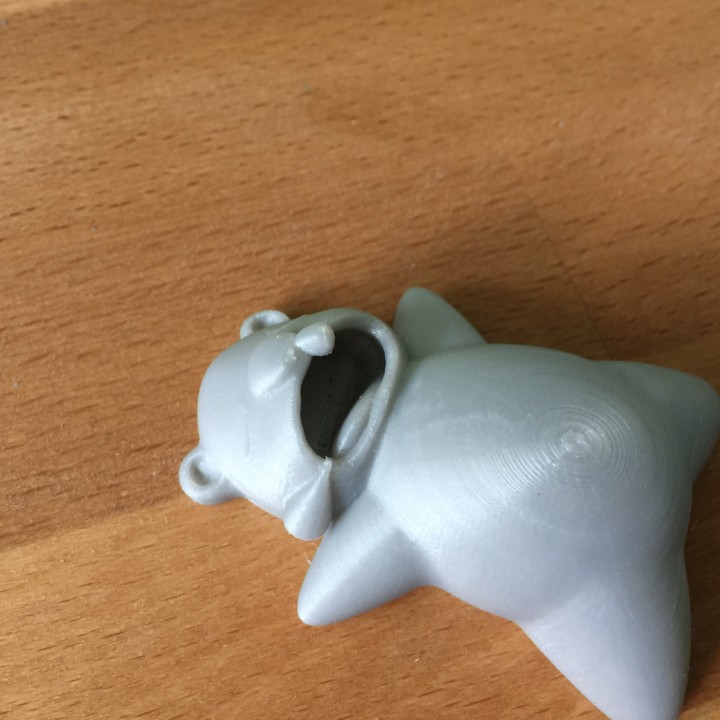 3D Printable Sleeping Drooling Bear by Leo