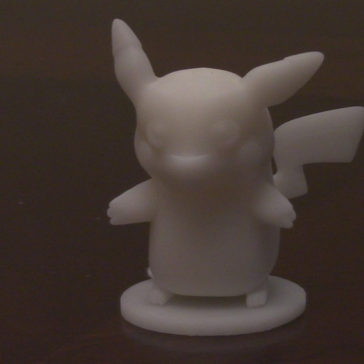 3D Printable Pikachu by Robert Bergeron