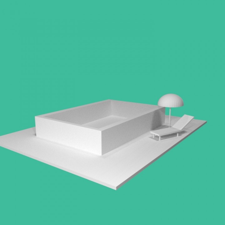 3D Printable pool by ciara geraghty