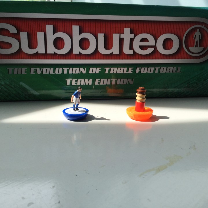 3D Printable Subbuteo Base by Tom Andrews