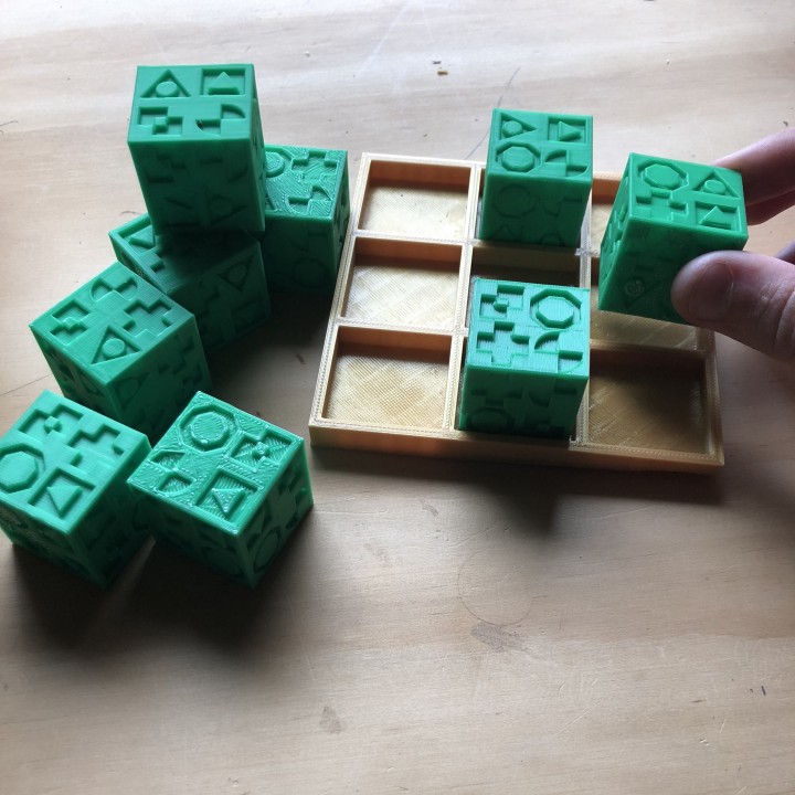 3D Printable Shape Sudoku by Becker Kash