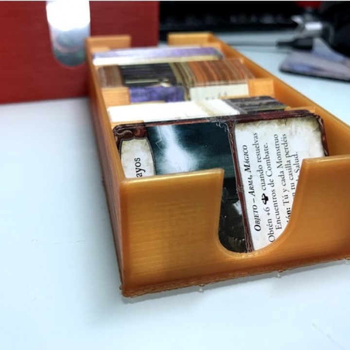 3D Printable Parametric card organizer v2 by Raul Garcia