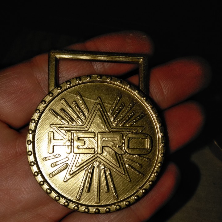 3D Printable WRECK IT RALPH MEDAL by SHOLM JARBOE