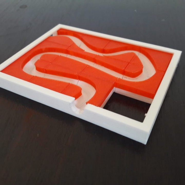 3D Printable sliding ball puzzle by taher mohamed