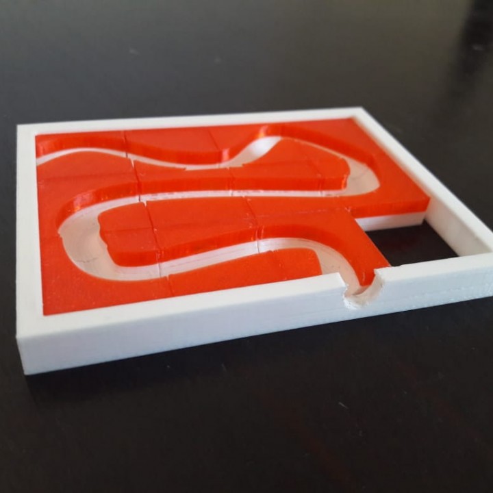 3D Printable sliding ball puzzle by taher mohamed