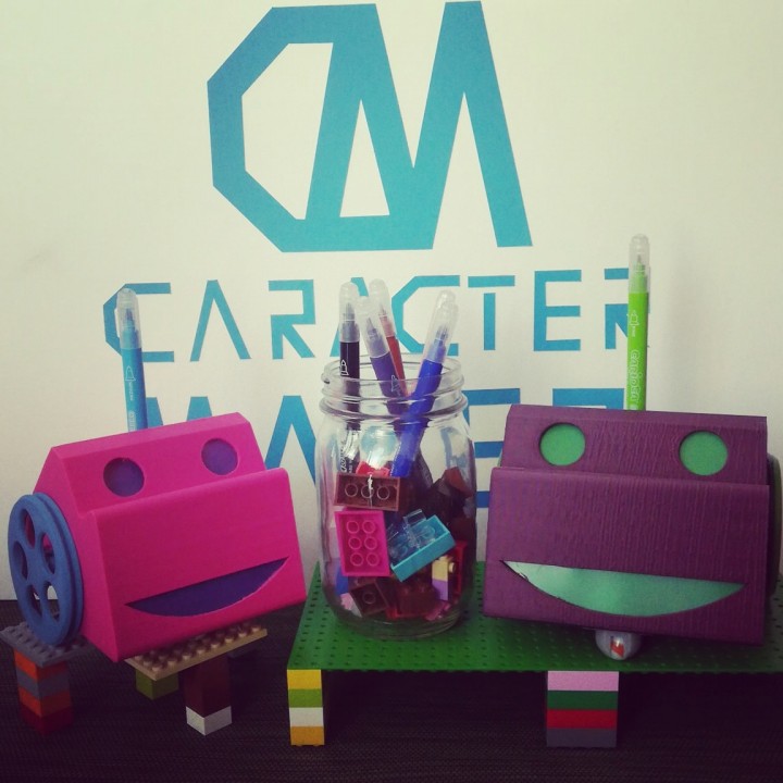 3D Printable Robot Programable D_BOT by caractermaker