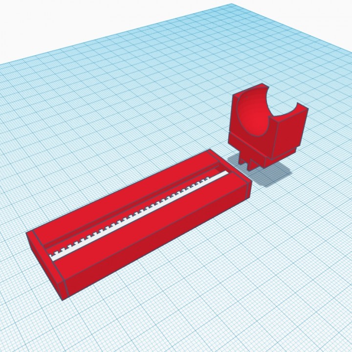 3D Printable Tennis Ball Launcher by Matthew
