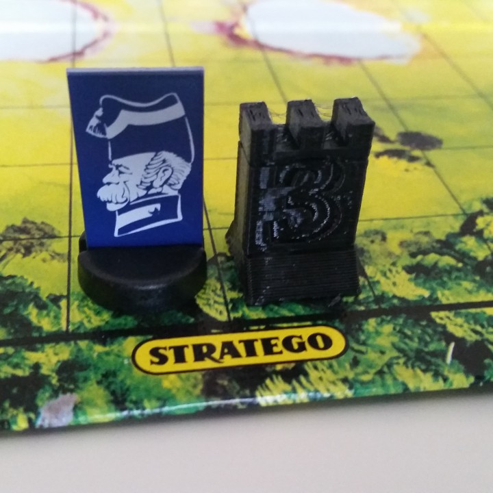 3d Printable Stratego Sergeant Piece By Thomas Vittrup Bærentsen