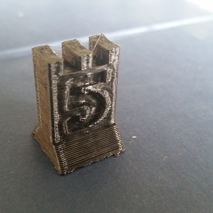 3D Printable Stratego captain piece by Thomas Vittrup Bærentsen