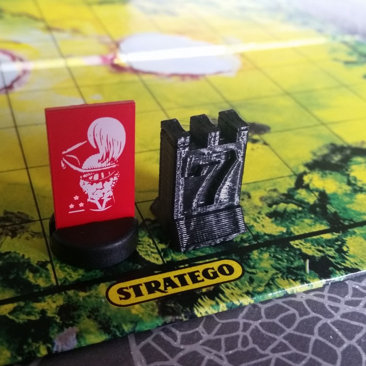 3d Printable Stratego Colonel Piece By Thomas Vittrup Bærentsen