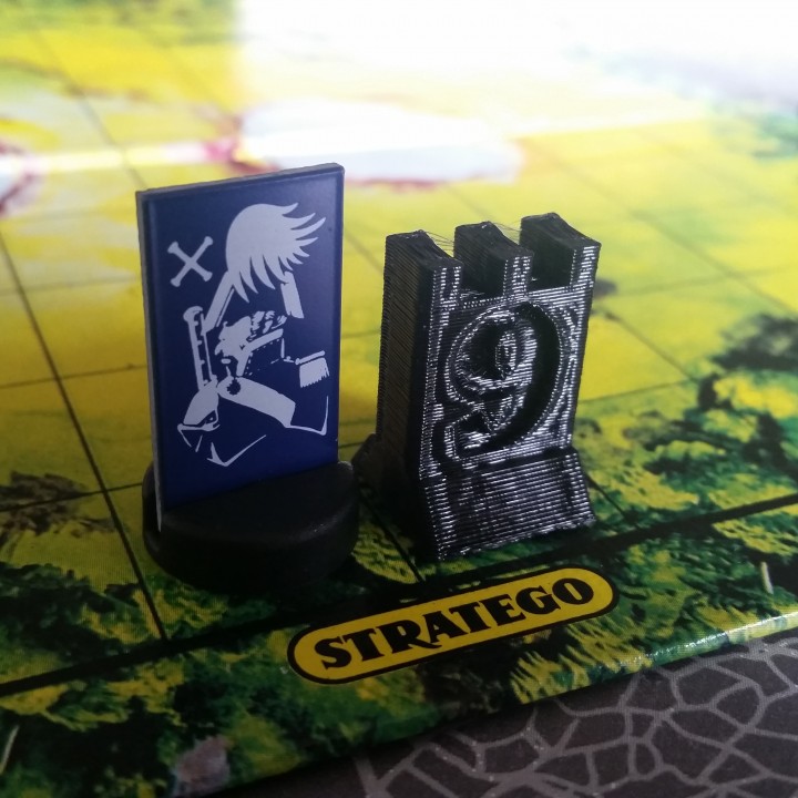 3D Printable Stratego marshall piece by Thomas Vittrup Bærentsen
