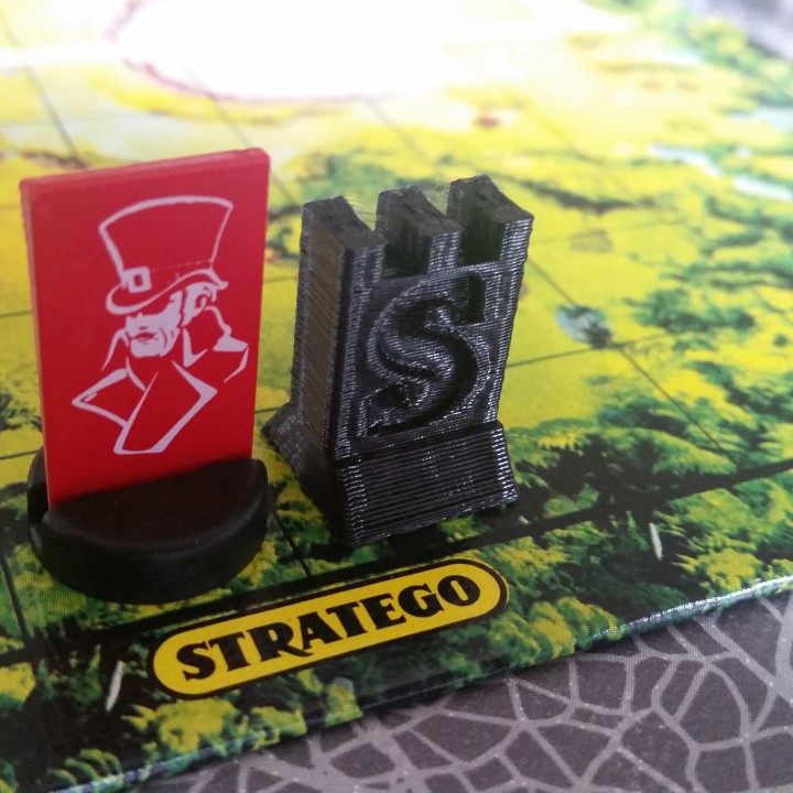 3D Printable Stratego spy piece by Thomas Vittrup Bærentsen