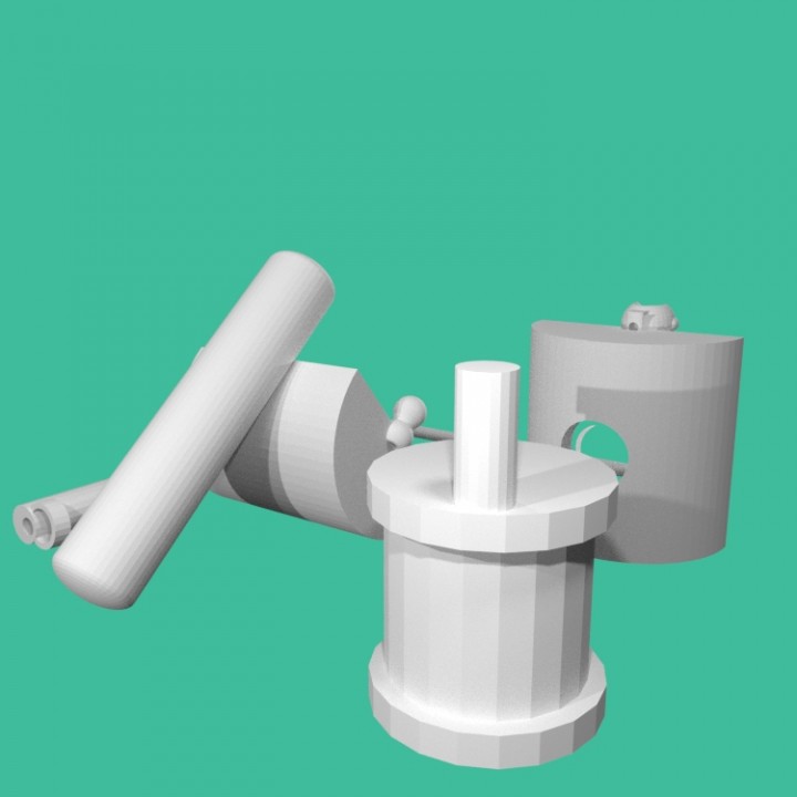 3D Printable Fishing Pole by Daniel Olsen