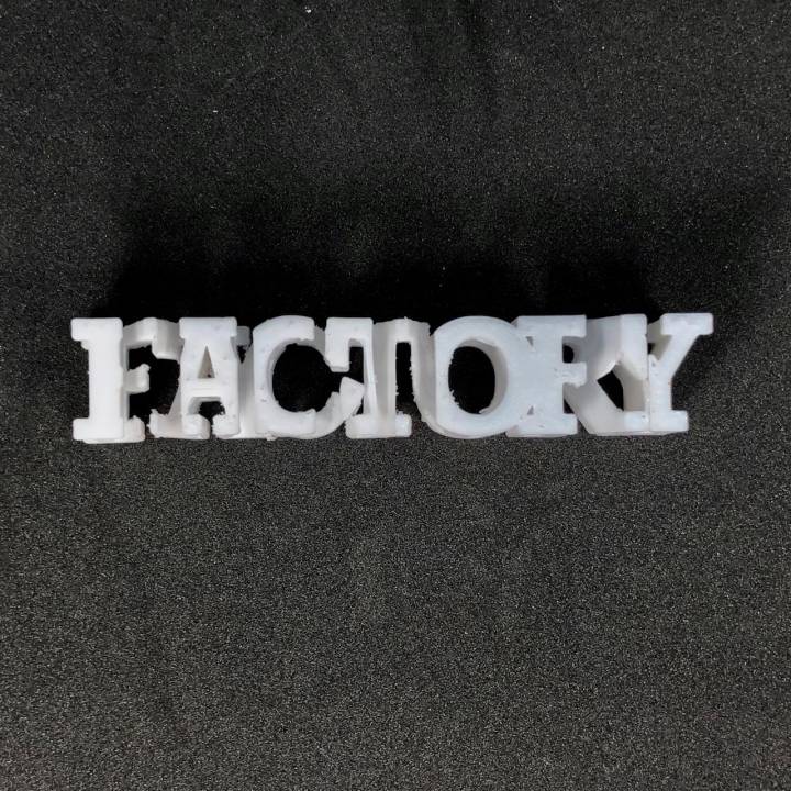 3D Printable Text Flip, My Mini Factory by Mirko Maksimovic