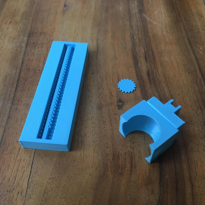 3D Printable Tennis ball Launcher by Matthew