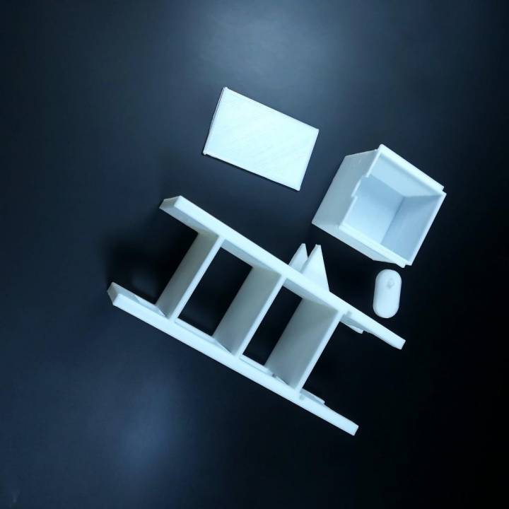 3D Printable Student Book Rack by Adib Zahirrudin