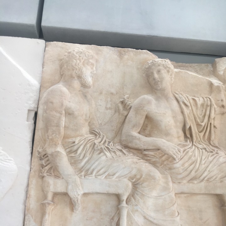 3D Printable Parthenon Frieze _ East VI, 38-40 by Scan The World