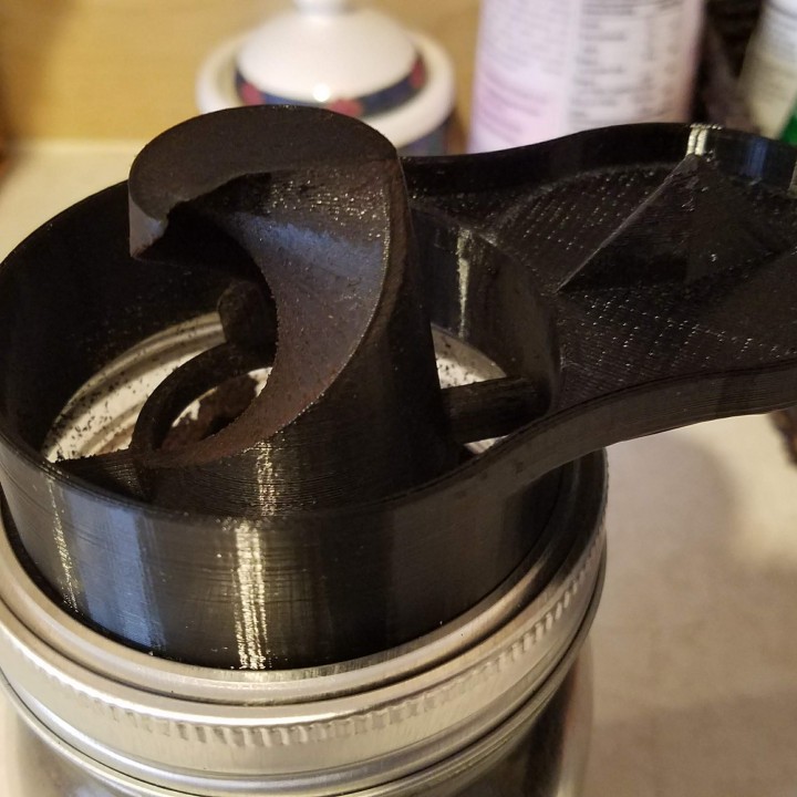3D Printable K-Cup Coffee Grounds Extractor by Brian Barrett