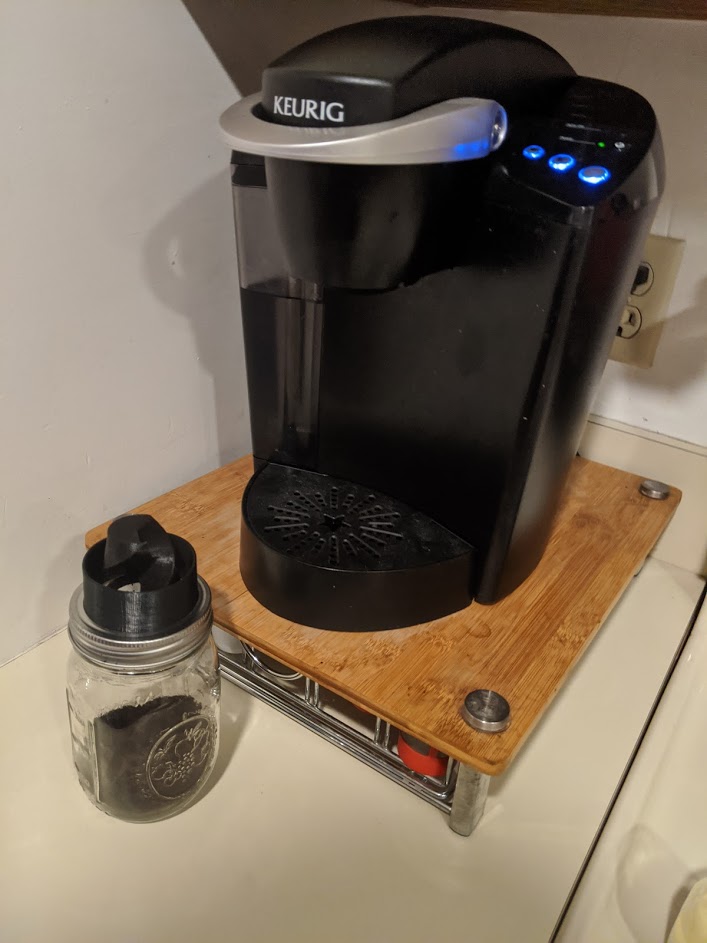 3D Printable K-Cup Coffee Grounds Extractor by Brian Barrett