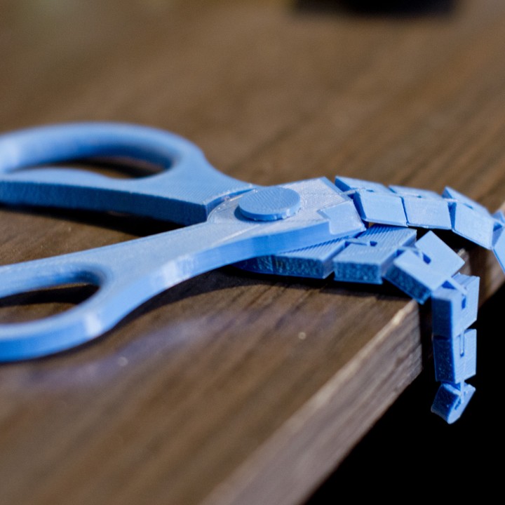 3D Printable Articulated scissors by Bart van der Westerlaken
