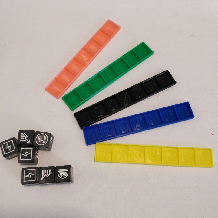 3D Printable Tiny Epic Galaxy - Dice Tray by Darby Maxwell