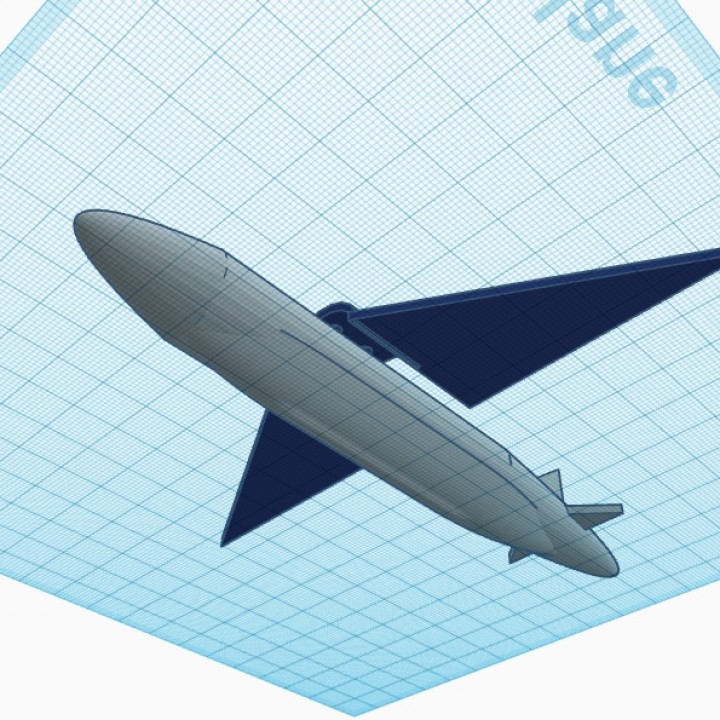 3D Printable Glider plane by Robrecht Wellens