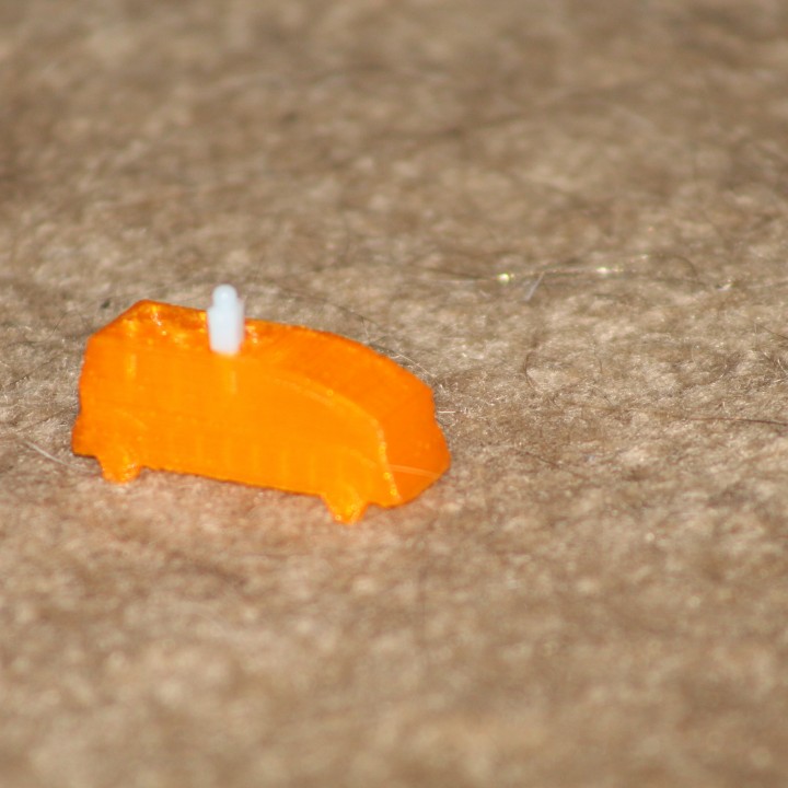 3D Printable The Game of LIFE Car by Kevin Nadler