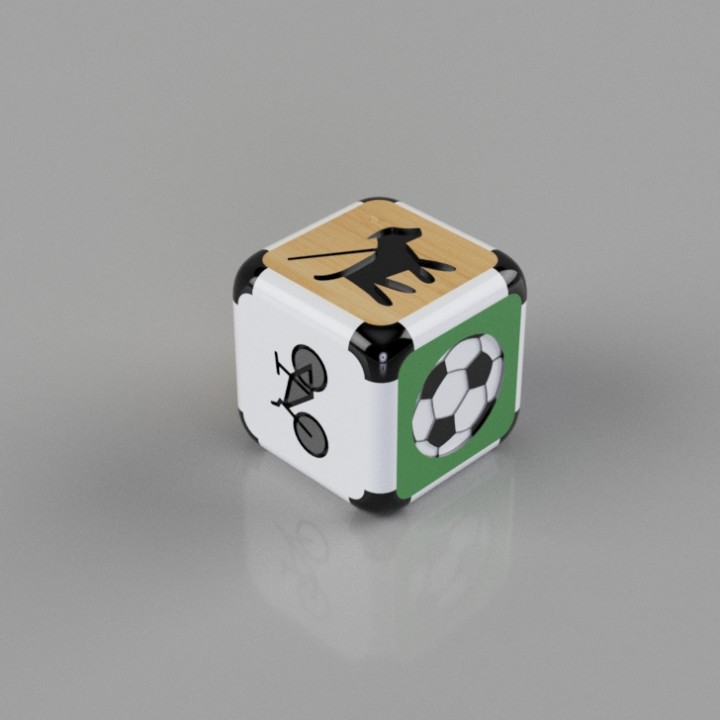 3D Printable decision dice by Sander