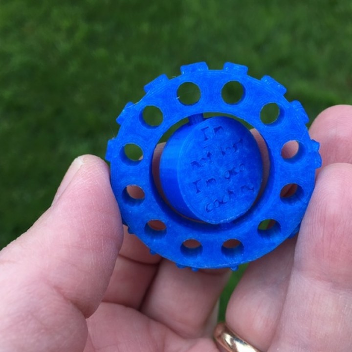 3D Printable Geocache Coin and Box by sb