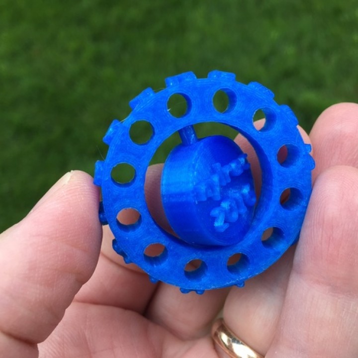 3D Printable Geocache Coin and Box by sb