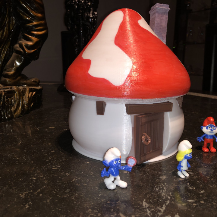 3D Print of Smurf House by NicEcreate