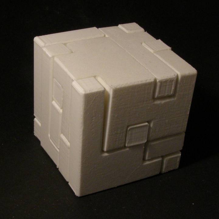 3D Printable Puzzle cube by Brandon Schadoff