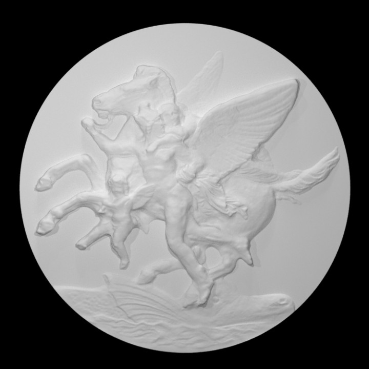 3D Printable Perseus und Andromeda by Scan The World