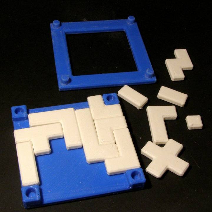 3D Printable Side Slide Puzzle by Jordan Buzzell