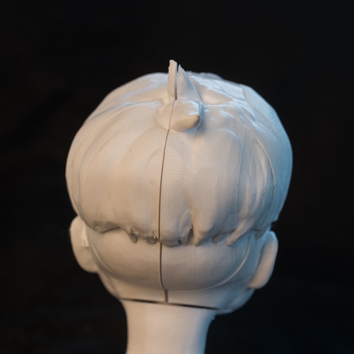 3D Printable Sosuke from ponyo 3D puzzle by Rafal Dowejko