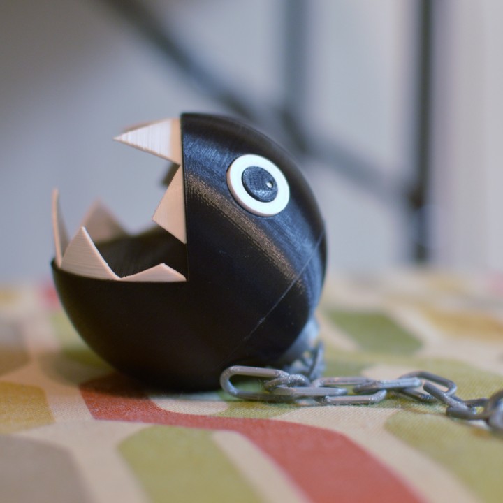 3D Printable Super Mario Chain Chomp by Arden Markin
