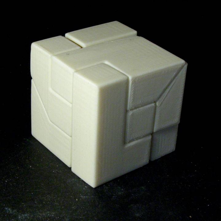 3D Printable Puzzle Cube 2.0 by Ludde Nord