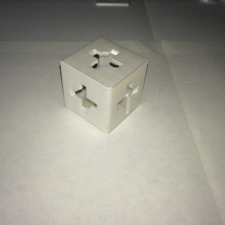 3D Printable Box and Key Puzzle by Greg