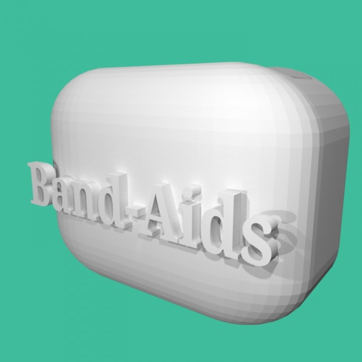 3D Printable Band-Aid box by Nick