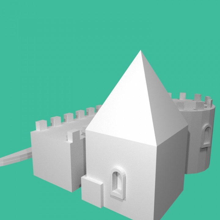 3D Printable Sand Castle by benjamin reynolds