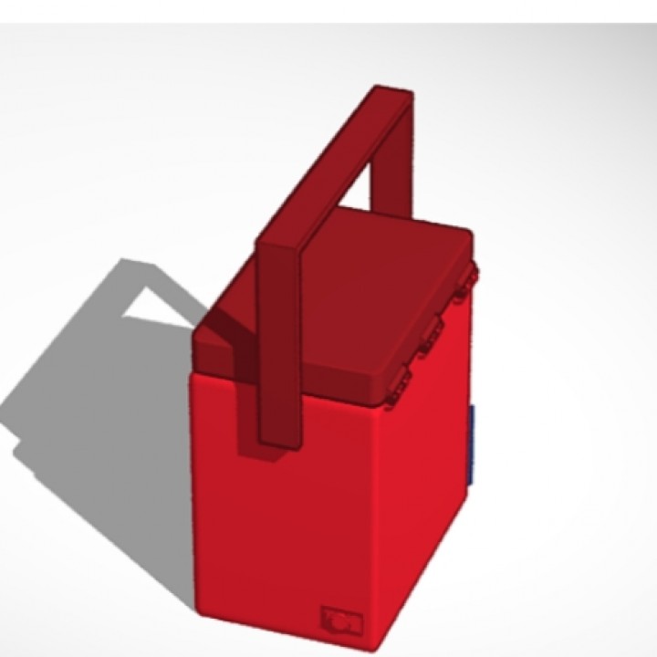 3D Printable mini fridge portable by Dan Ny