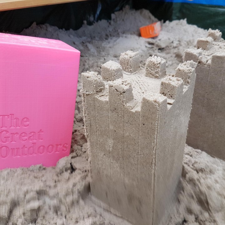 3D Printable Modular Sand Castle Molds by Robert Keuken