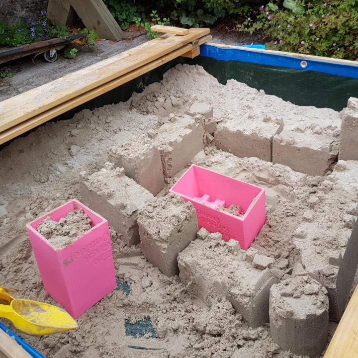 3D Printable Modular Sand Castle Molds by Robert Keuken