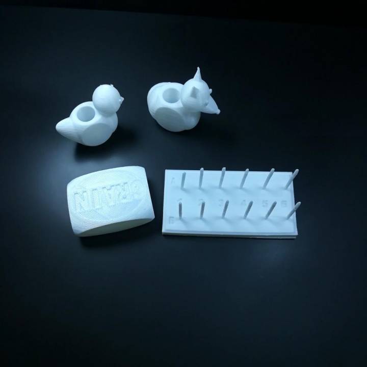 3D Printable Chicken, Fox, Grain by Robin Lamb