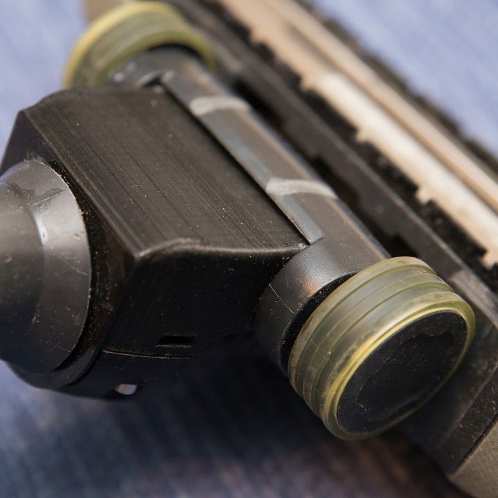 3D Printable Electrolux vacuum cleaner nozzle spare part by Arto Isotalo