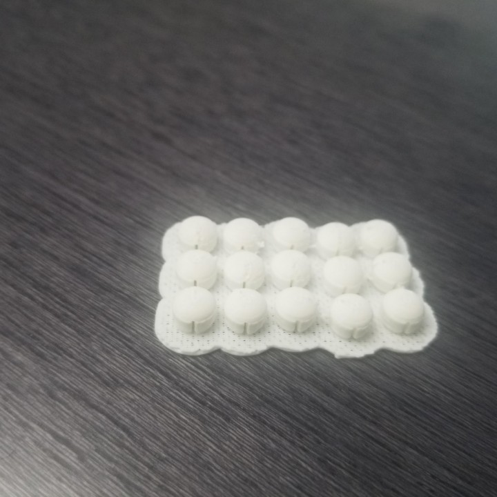 3D Printable Pixel Discs stacking puzzle by Dustin Lineweber