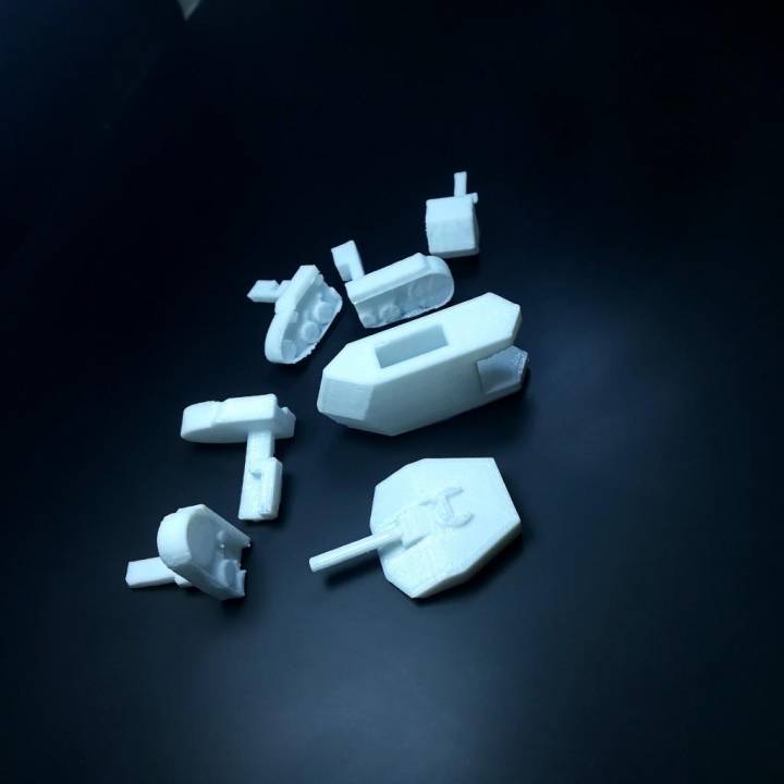 3D Printable Tank Puzzle by Virgil