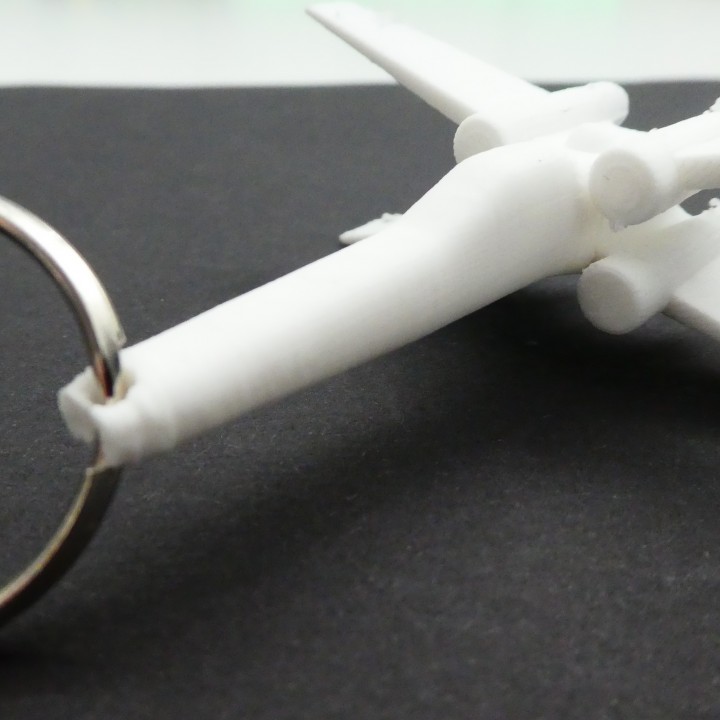 3D Printable X-wing keychain by Matthys West