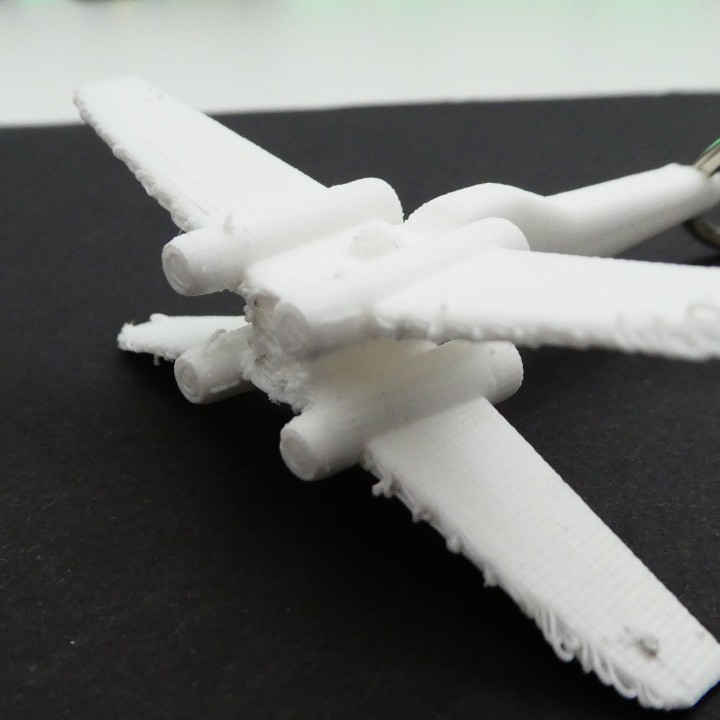 3D Printable X-wing keychain by Matthys West