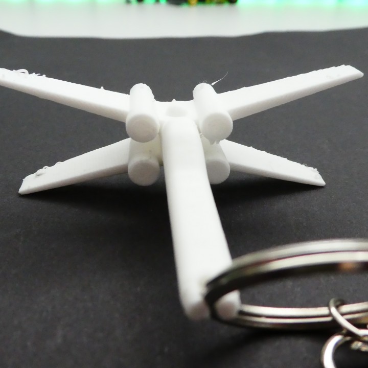 3D Printable X-wing keychain by Matthys West